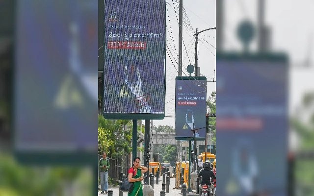 BBMP's LED Boards on Footpaths Raise Pedestrian Safety Concerns | News ...
