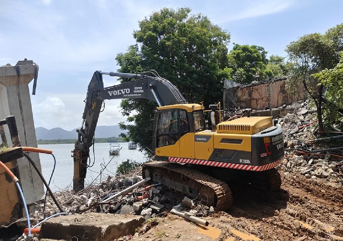 Debris Removal from Collapsed Kalinadi River Bridge Progresses at Snail ...