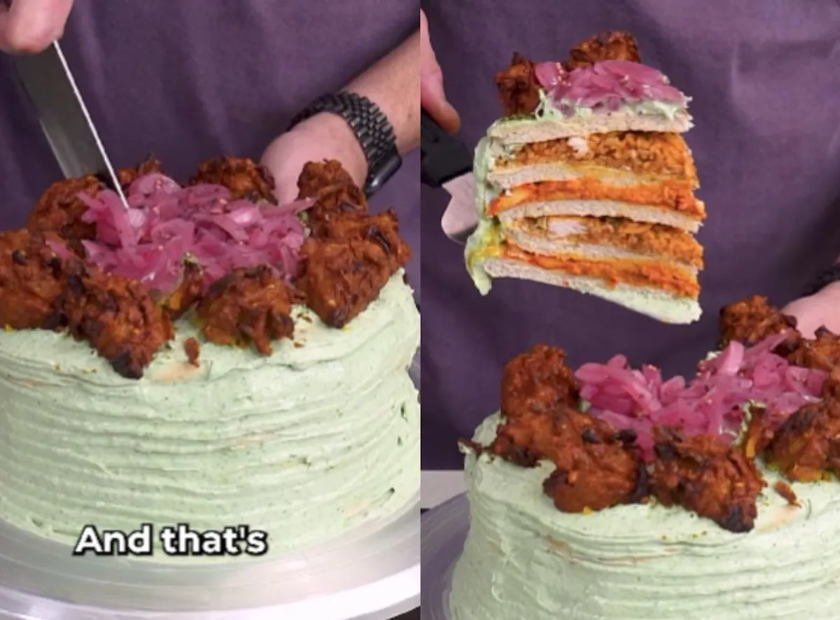 Chef's ‘Chicken Tikka Masala Cake' Sparks Debate After Going Viral ...