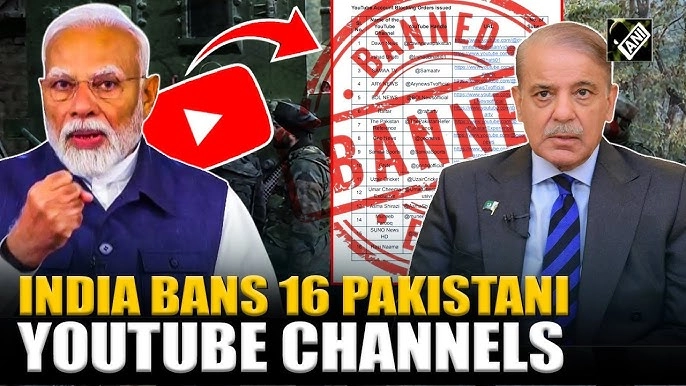 India bans 16 Pakistani YouTube channels over Pahalgam attack content ...