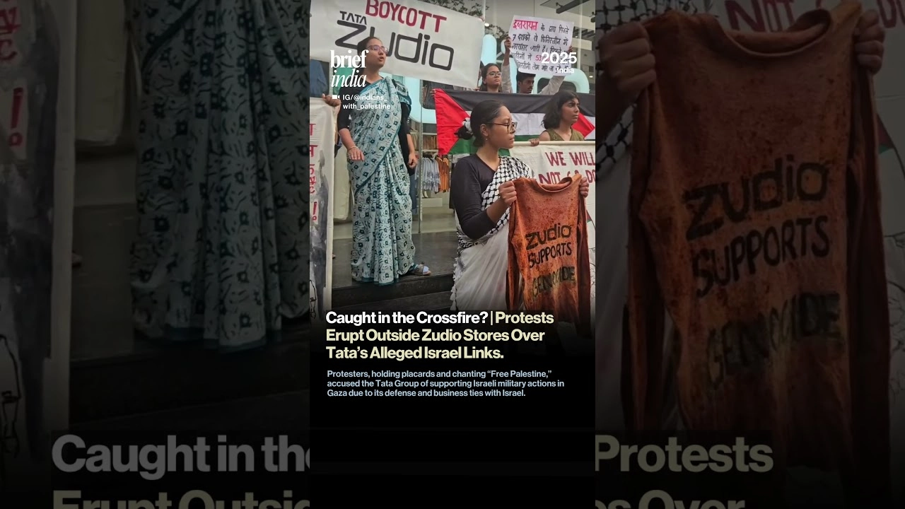 Nationwide protests erupt against Tata-owned Zudio over alleged Israel ...