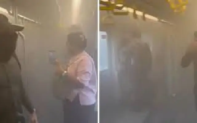Smoke-Filled Scare on Mumbai Metro After Bus Fire Near Devipada Station ...
