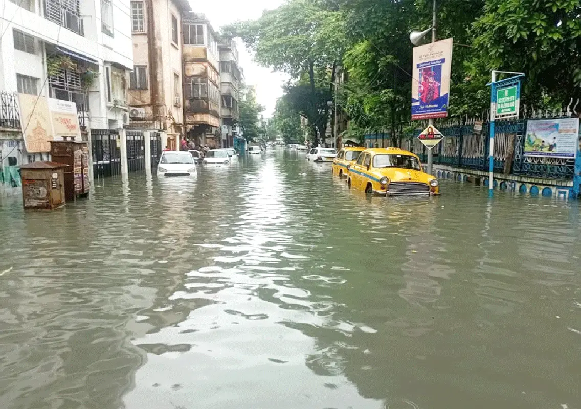 Kolkata reels under record rainfall as Durga Puja plans hit hard | News ...