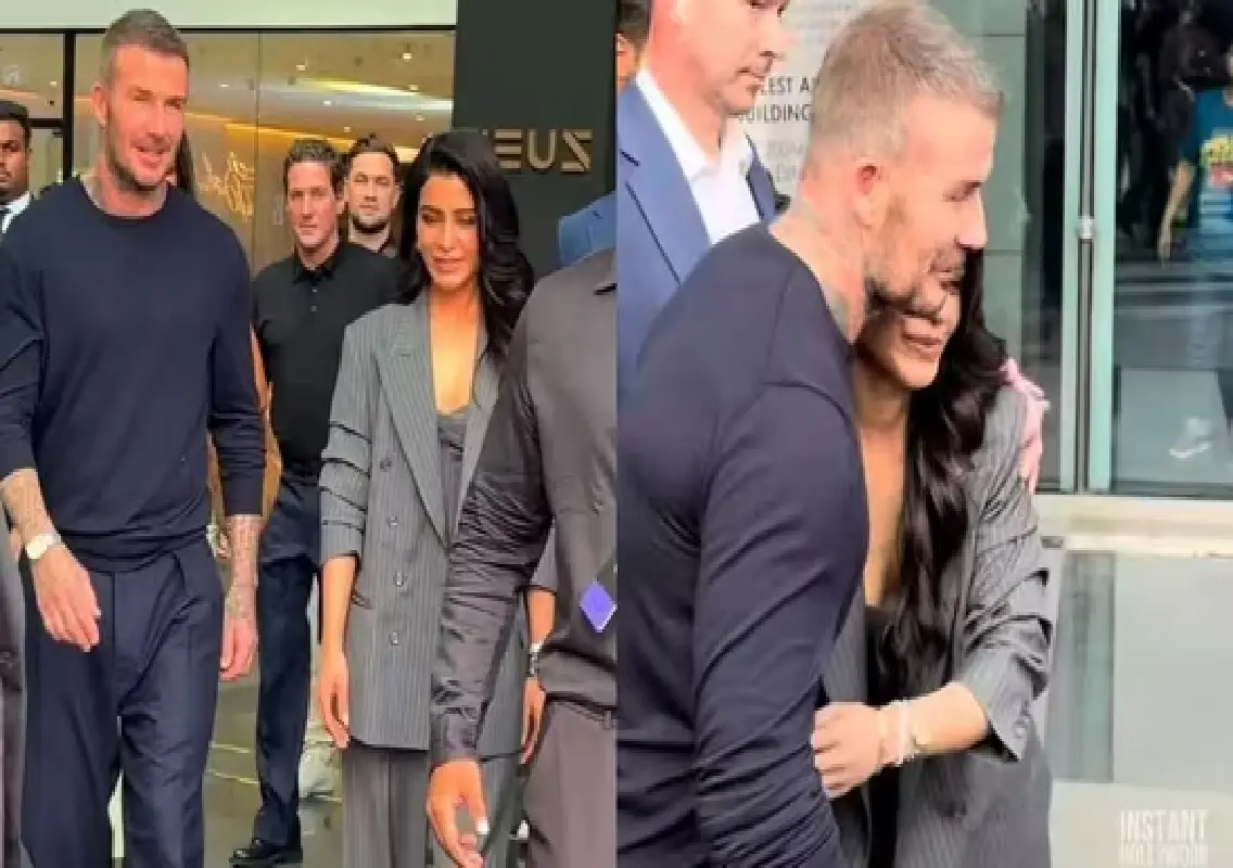 David Beckham spotted with Samantha Ruth Prabhu during Mumbai visit ...