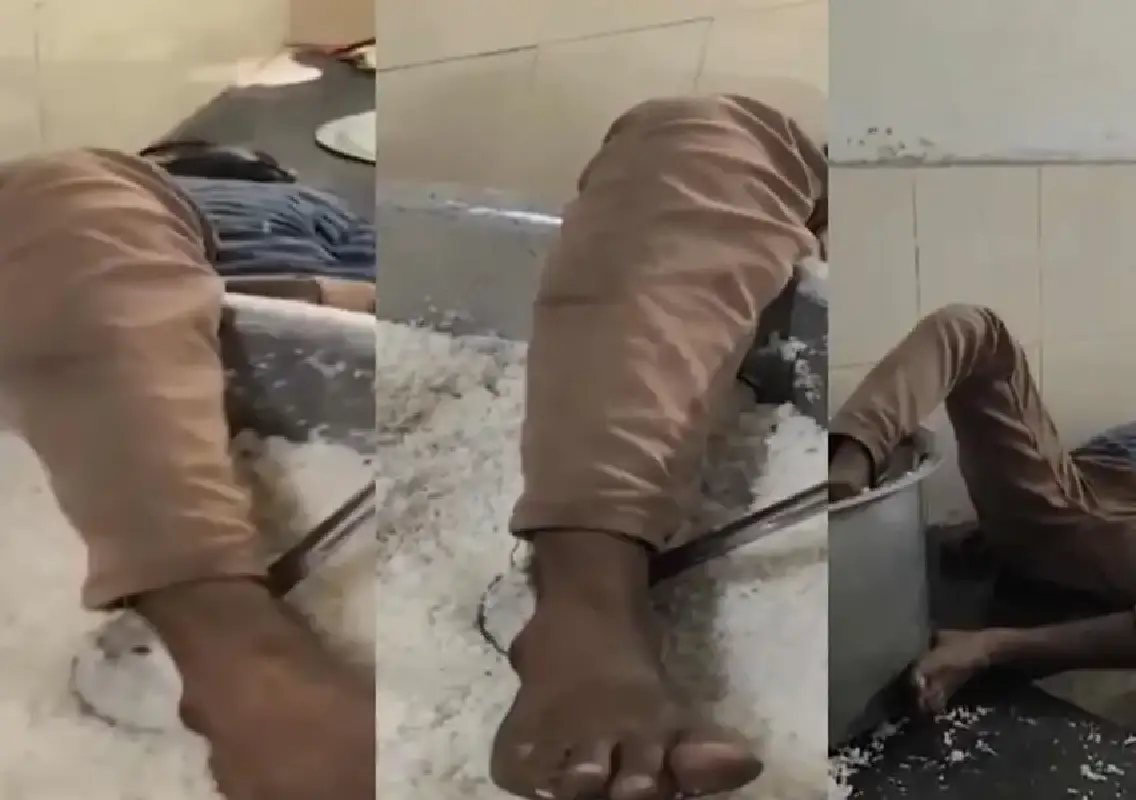 Telangana college hostel shocked as watchman found sleeping with leg in ...