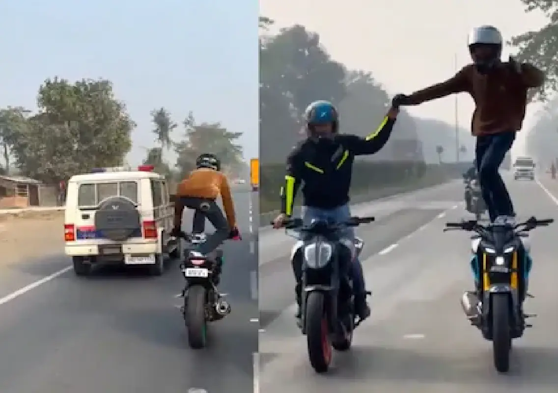 Reckless bikers’ highway stunt in Bihar goes viral, police file case ...