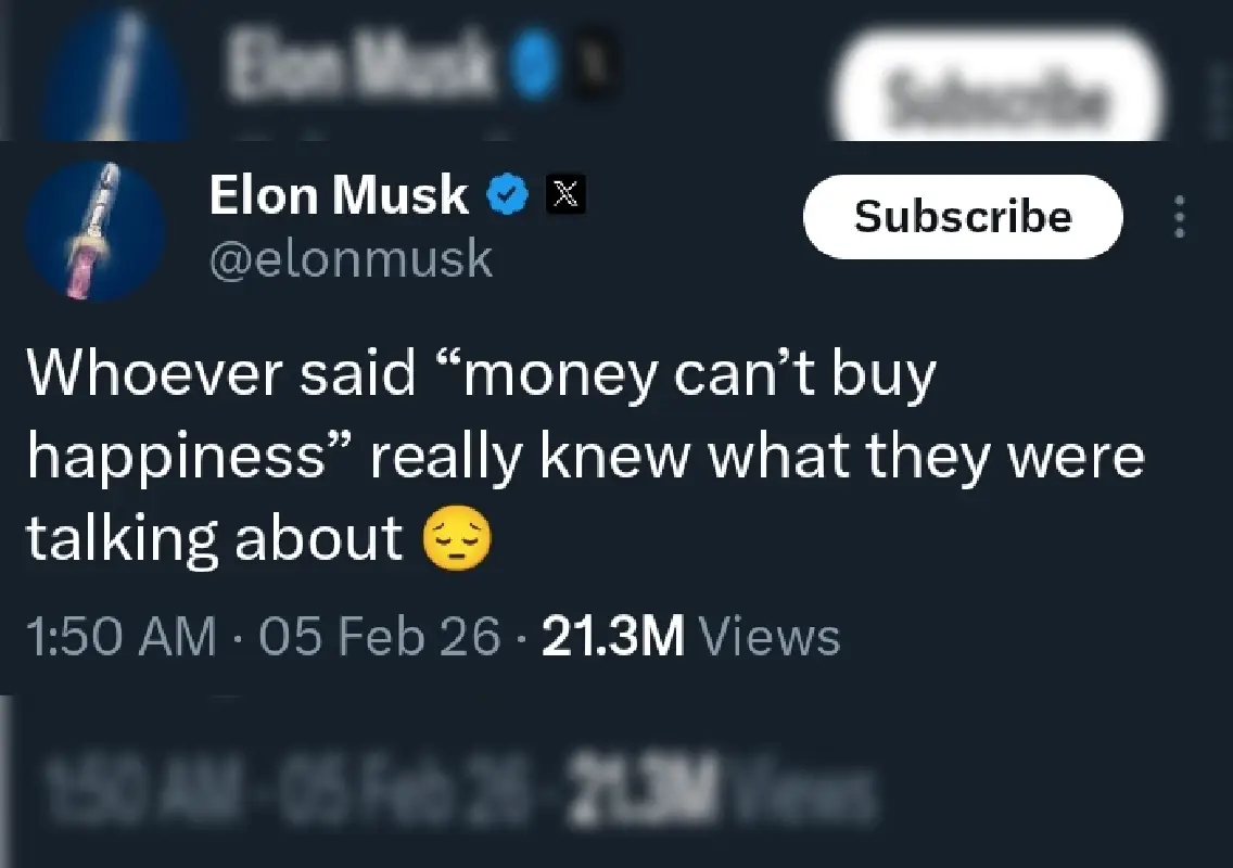 Elon Musk’s post on money and happiness sparks debate online | News ...