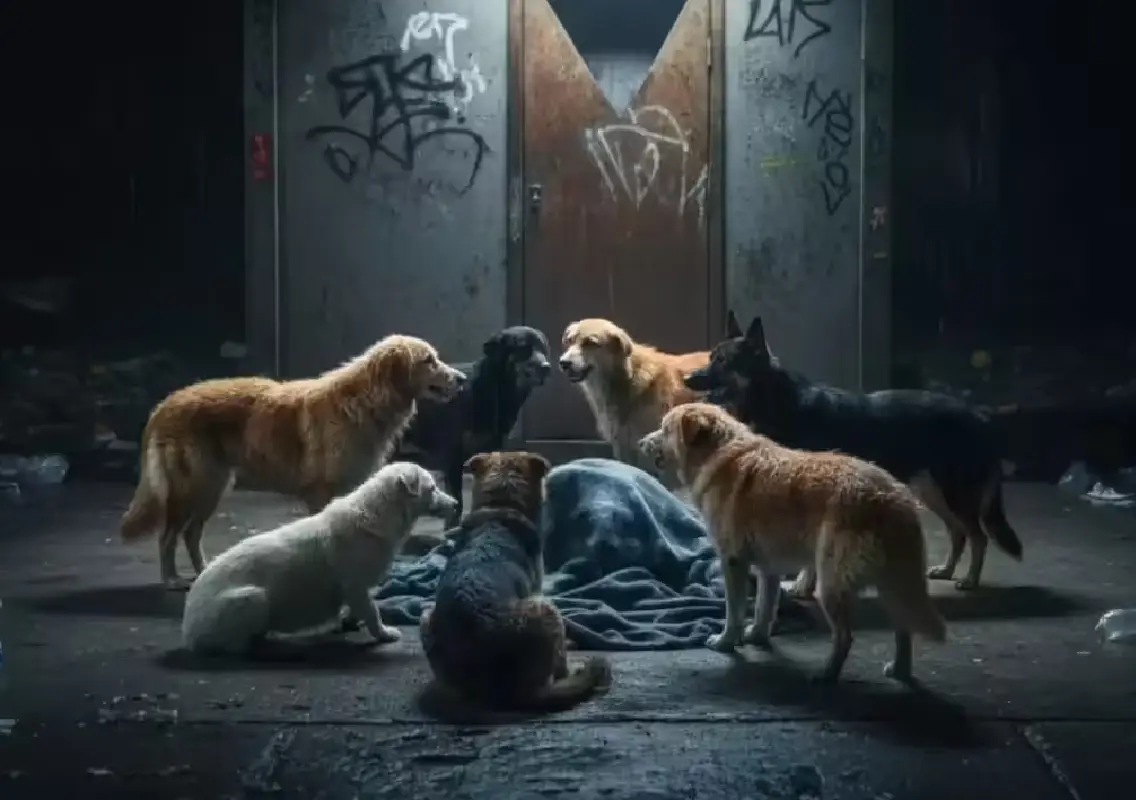 Two stray dogs save 11 puppies, rescue brings them to safety | News ...