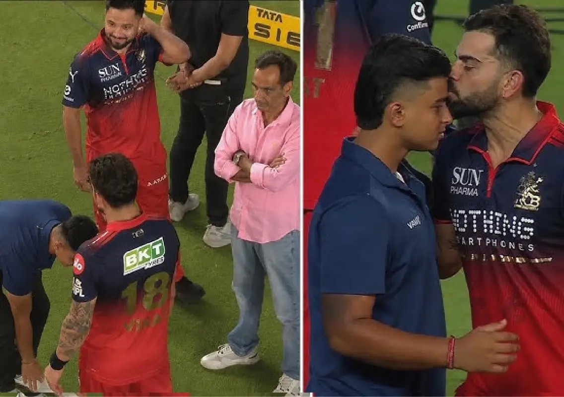 Kohli and teen sensation Vaibhav share touching IPL moment | News Karnataka