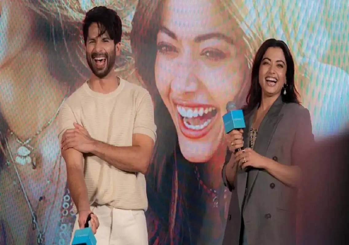 Rashmika wants to work with Shahid Kapoor again | News Karnataka